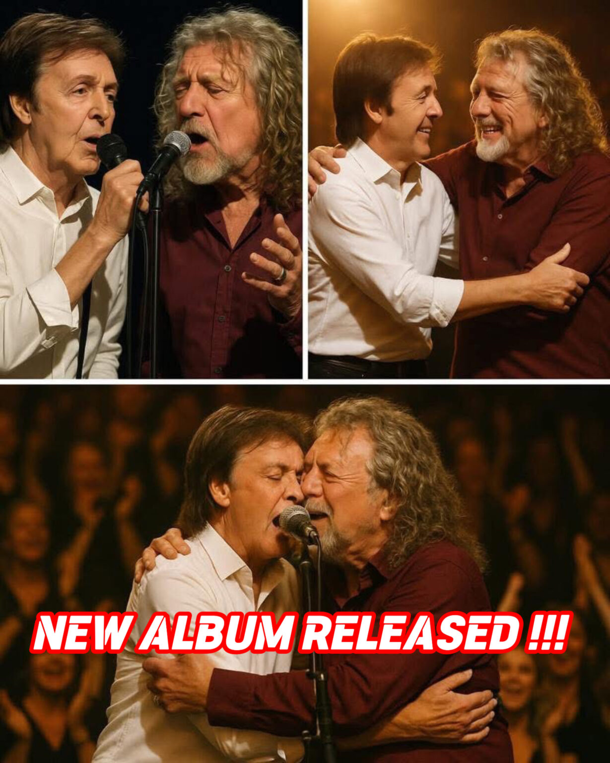 BREAKING: Paul McCartney of The Beatles and Robert Plant of Led ...